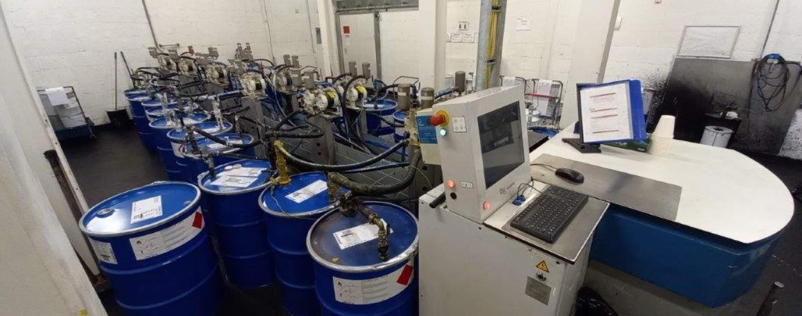 Used GSE ink dispensing system for sale