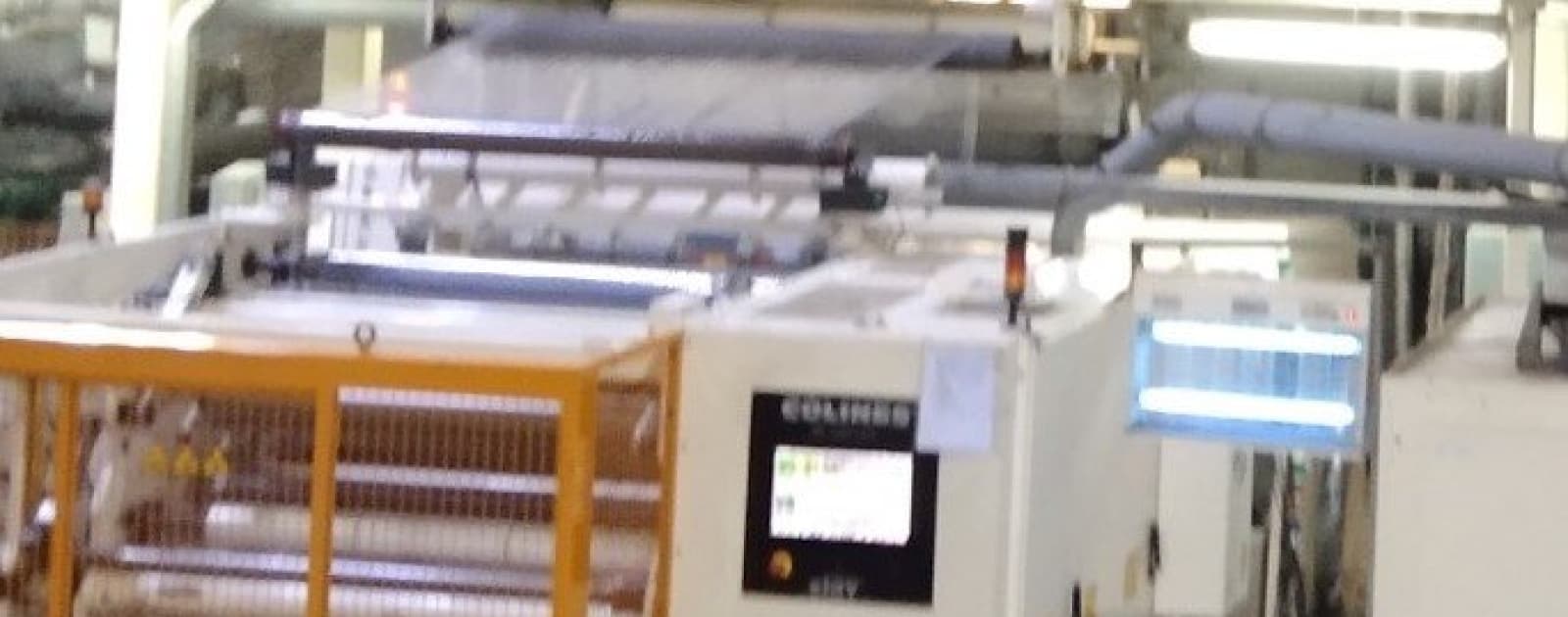 Used Colines stretch film cast extrusion line for sale E23006
