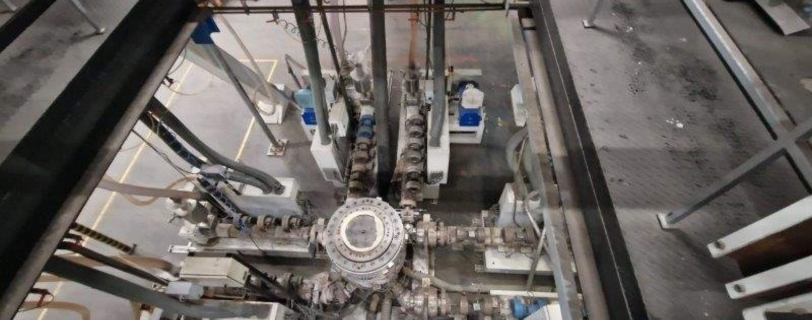 Used Barmag blown film extrusion line for sale