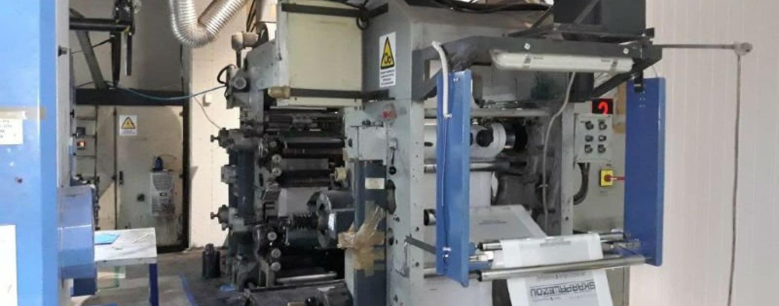 Used Bielloni stack flexo printing press for sale