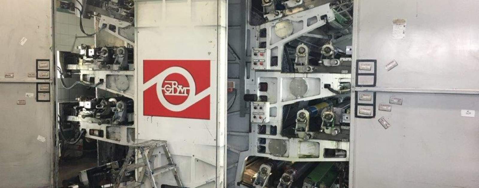 Used Bielloni Magiflex gearless flexographic printer for sale