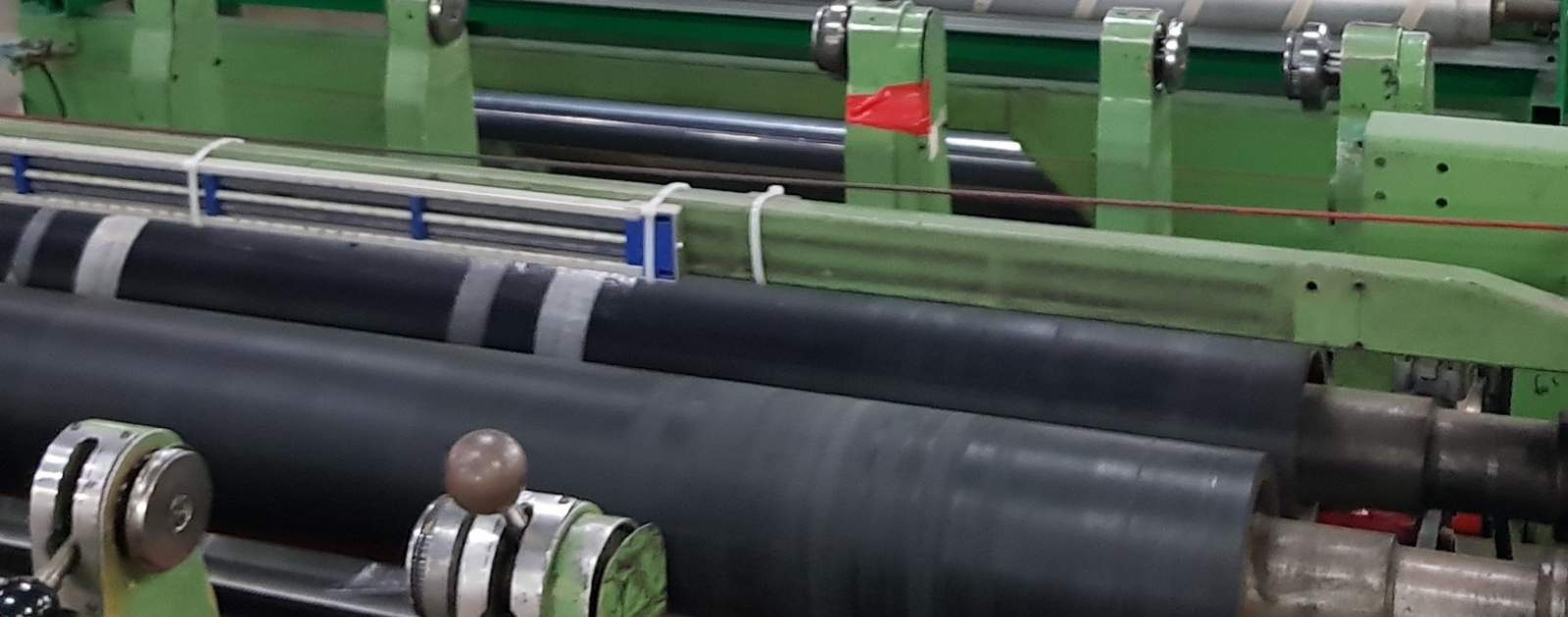 Dusenbery 2600mm slitter rewinder with hot needle